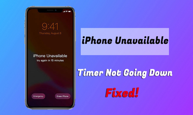 iPhone Unavailable Timer Not Going Down? 6 Ways to Unlock It