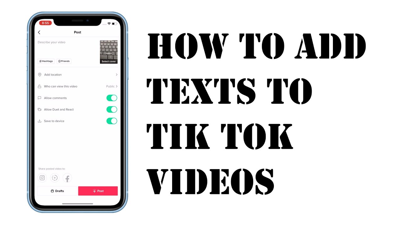 How To Add Text To TikTok Videos 2021 how-to-add-text-to-tiktok-videos-2021